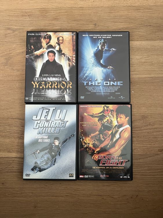 Lotto di 4 DVD di arti marziali con Jet Li e Leon Lai Ming (Usato) a ...
