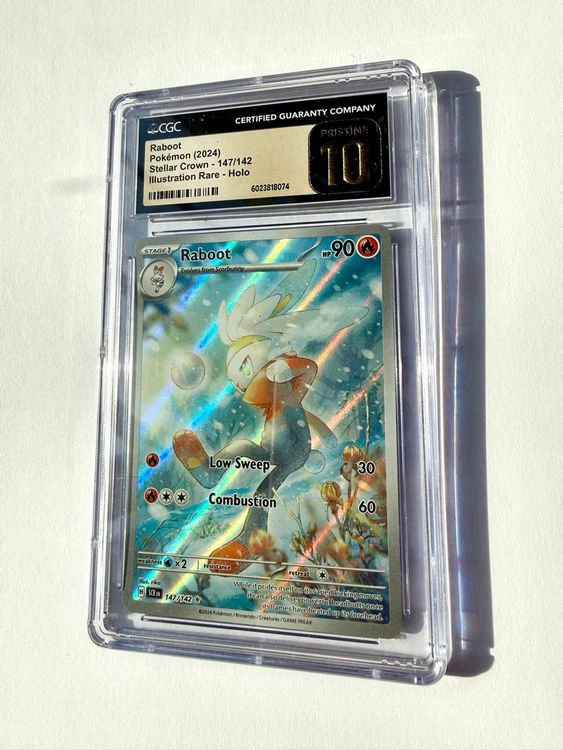 Pokemon SCR Raboot 147/142 EN / (CGC Pristine 10) (Neu (gemäss ...