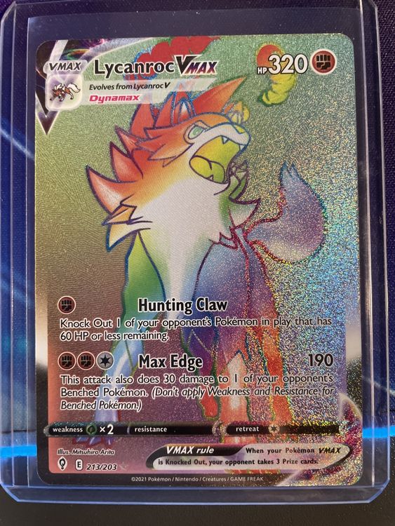 Lycanroc Vmax Evolving Skies (Neu (gemäss Beschreibung)) in Menzingen ...