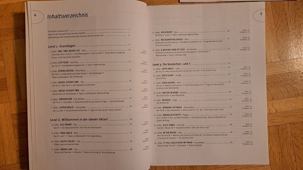 Saxophonschule Pop - Band 1 - neuwertig mit CD (Gebraucht) in Thun für ...