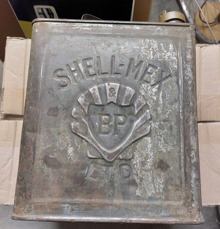 Oeldose SHELL - MEX BP Motor Oil Bidon huile Oelkanne (Gebraucht) in ...