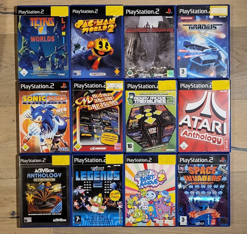 PS2 Arcade, Anthologies, Klassiker und Neuauflagen Bundle (Gebraucht ...