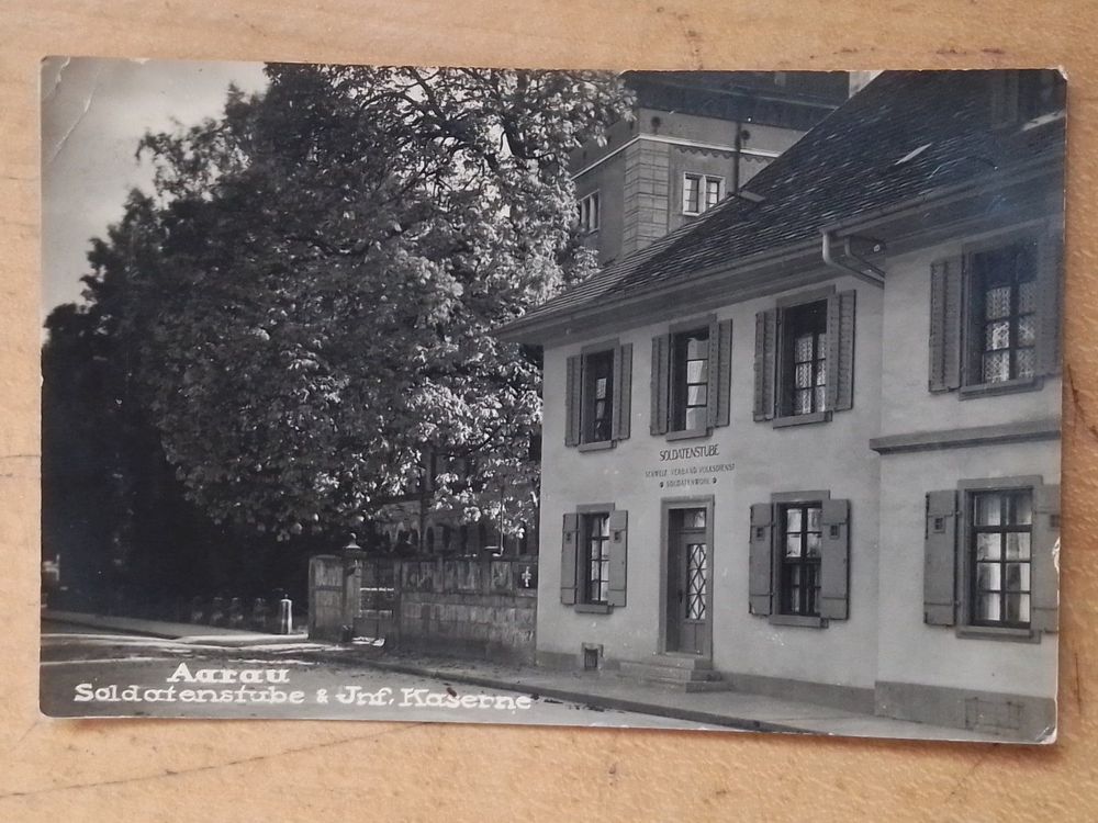 alte Photo Karte / Aarau Soldatenstube.. (Gebraucht) in Brugg AG für CHF 15 – mit Lieferung auf ...