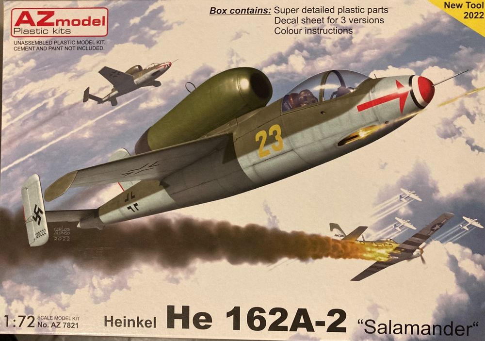 Heinkel HE 162A-2 Salamander 1:72 AZ Model | Kaufen auf Ricardo