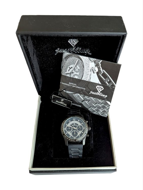 JBW Women's Venus Sport Black Silicone Diamond Watch | Acheter sur Ricardo