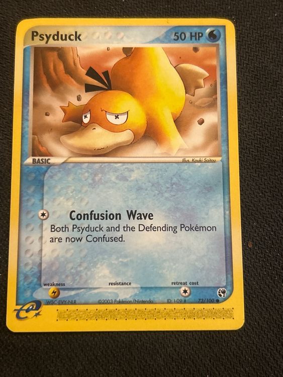 Pokemon card old EX Sandstorm, Psyduck 73/100 | Kaufen auf Ricardo