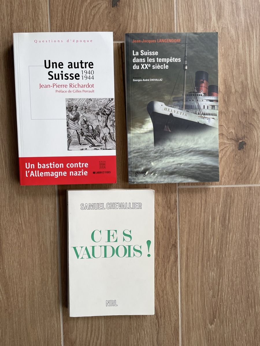 Lot 3 Livres sur l'histoire suisse : 2nd guerre mondiale (D'occasion) à ...