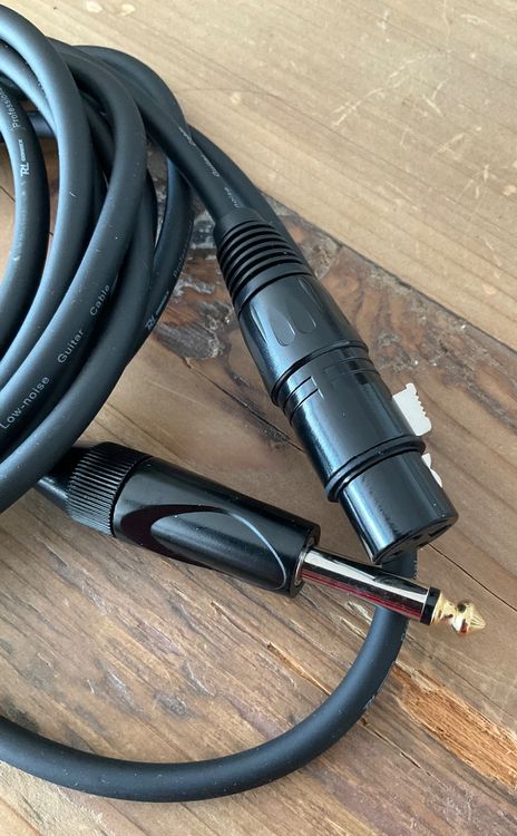 PD Connex CX40-3 XLR 3 Pole, female,Klinke 6.3mm, 3m, Gitarr (Neu ...