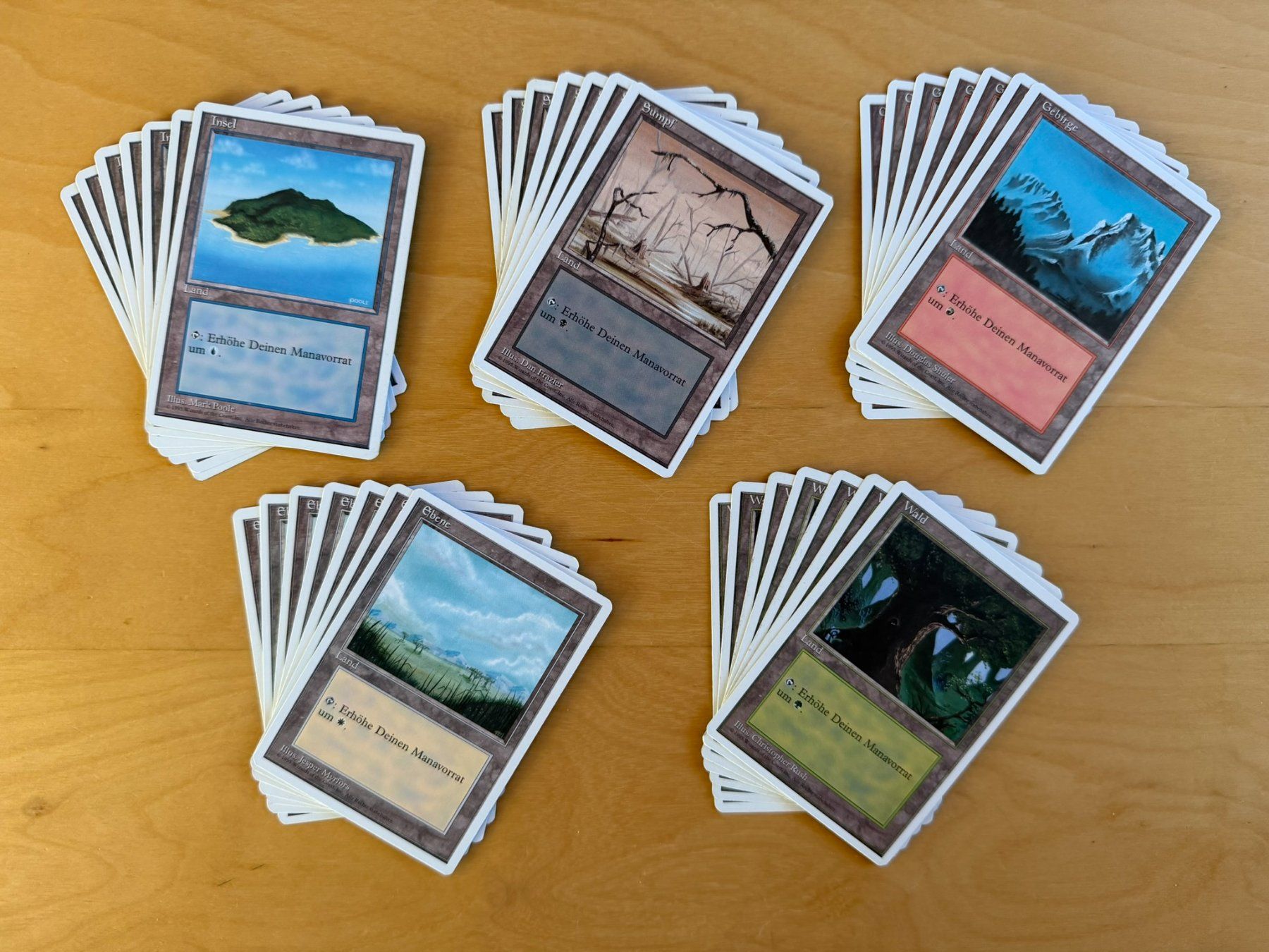 105 Länder aus 4th // Vierte Edition // Magic The Gathering (Gebraucht ...