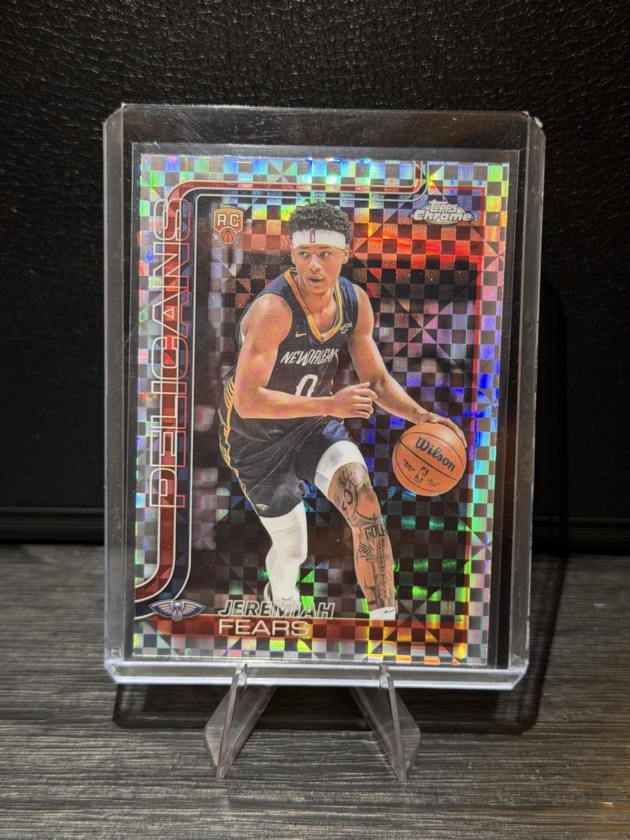 2025-2026 Topps Chrome Jeremiah Fears X-Fractor Rookie (Neu (gemäss ...