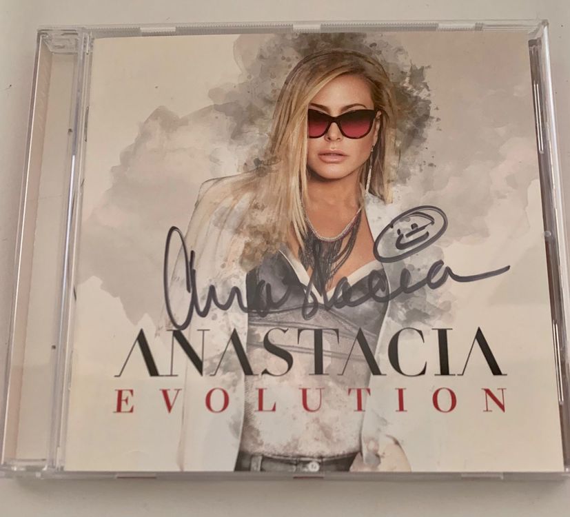 ANASTACIA „Evolution“ CD SIGNIERT AUTOGRAPHED!! MEGA (Neu (gemäss ...