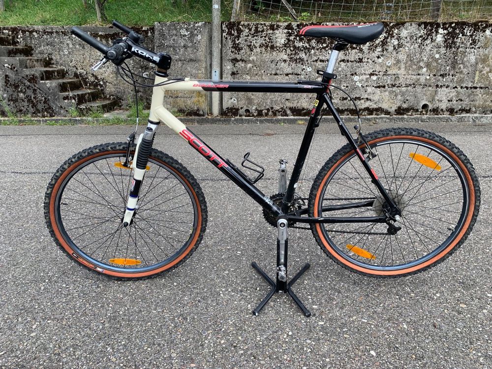 Scott Mountain Bike Custom 7005 Tubing Alloy, schwarz/weiss (Gebraucht) in Muttenz für CHF 50 ...