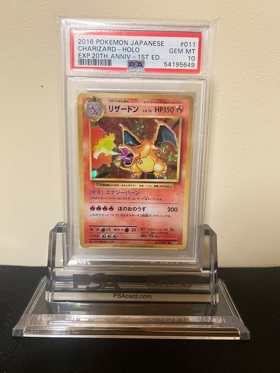 Pokemon Charizard Japanese XY Evolutions 20th Anniversary (Gebraucht ...