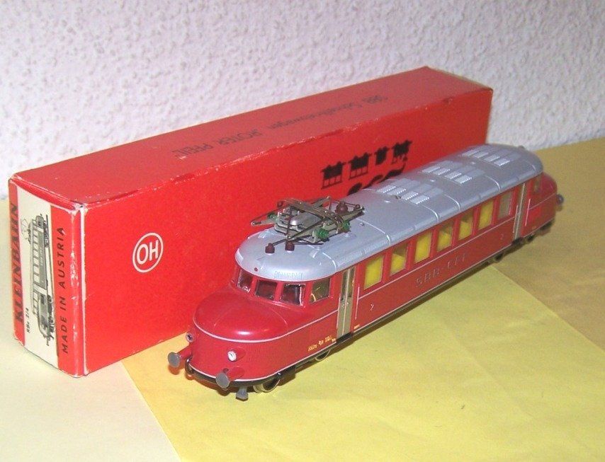 Kleinbahn H0: RBe 2/4 "Roter Pfeil" SBB, in super Zustand (Neu (gemäss ...