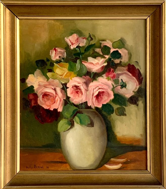 Sully BERSOT (XX)Stilleben Gemälde mit Rosen (Gebraucht) in Root für CHF 65 – mit Lieferung auf ...