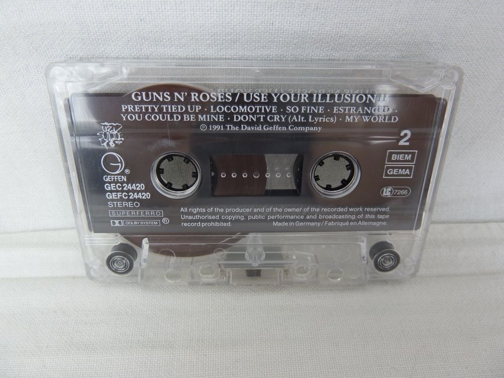 Kassette Cassette Tape Guns N' Roses / Use Your Illusion II (Gebraucht ...