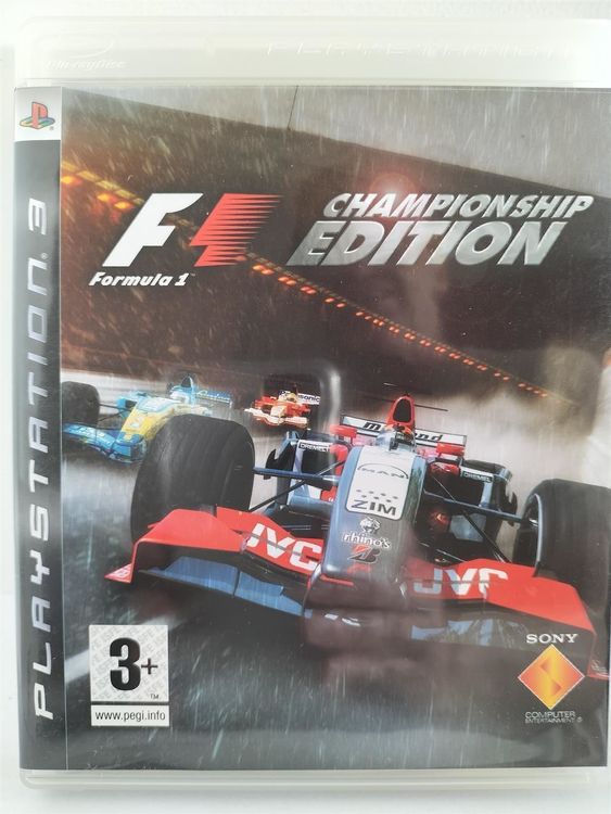 F1 Formula One Championship Ed. (PS3) | Acheter sur Ricardo