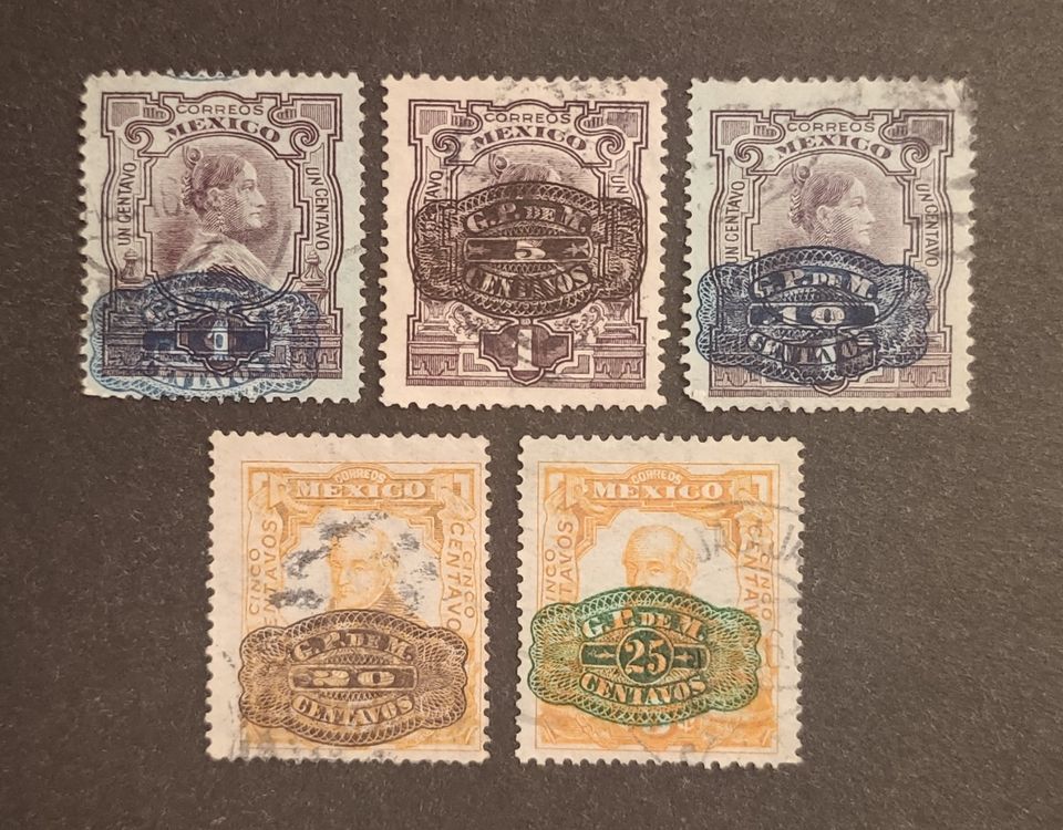 Mexico 1916, Ovpt. "Barril" LoT gestempelt | Kaufen auf Ricardo