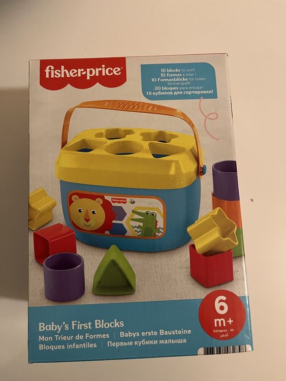 Fisher-Price Babys erste Bausteine, 10 Formen, Top Zustand! (Neu und ...