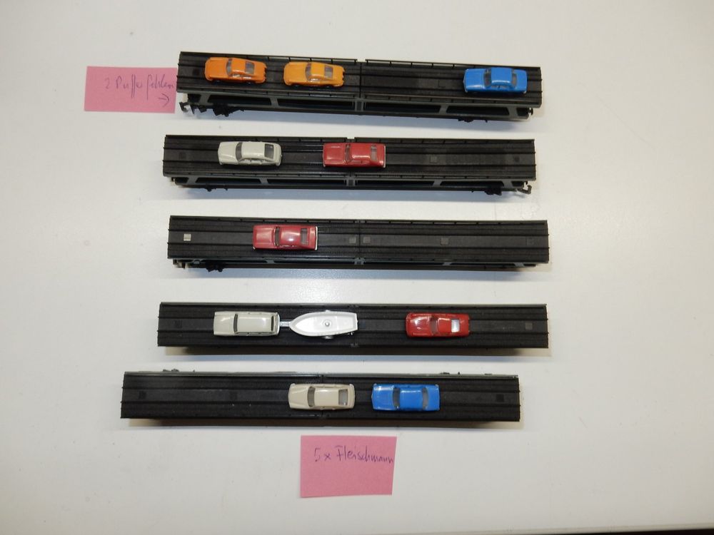 5 Autotransportwagen 8284 51 80 98-80 021-3 von Fleischmann | Kaufen auf Ricardo