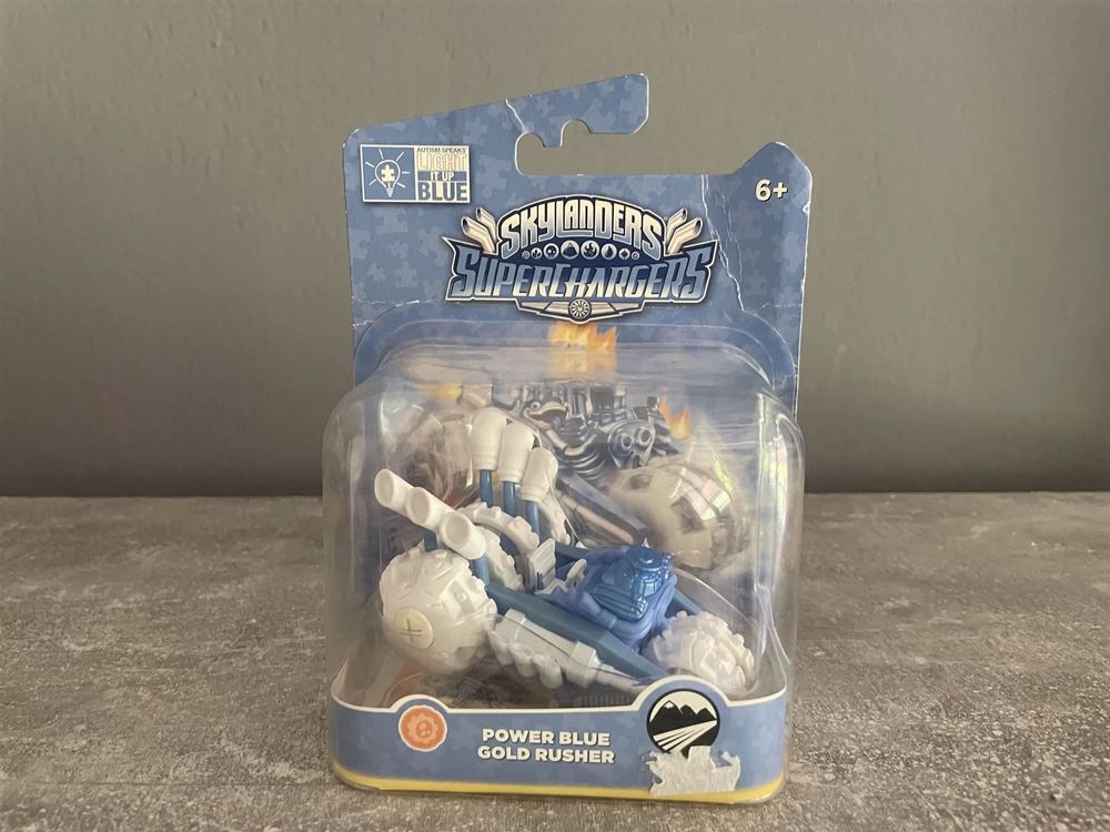 Power Blue Gold Rusher - SuperChargers - Skylanders (Neu und ...