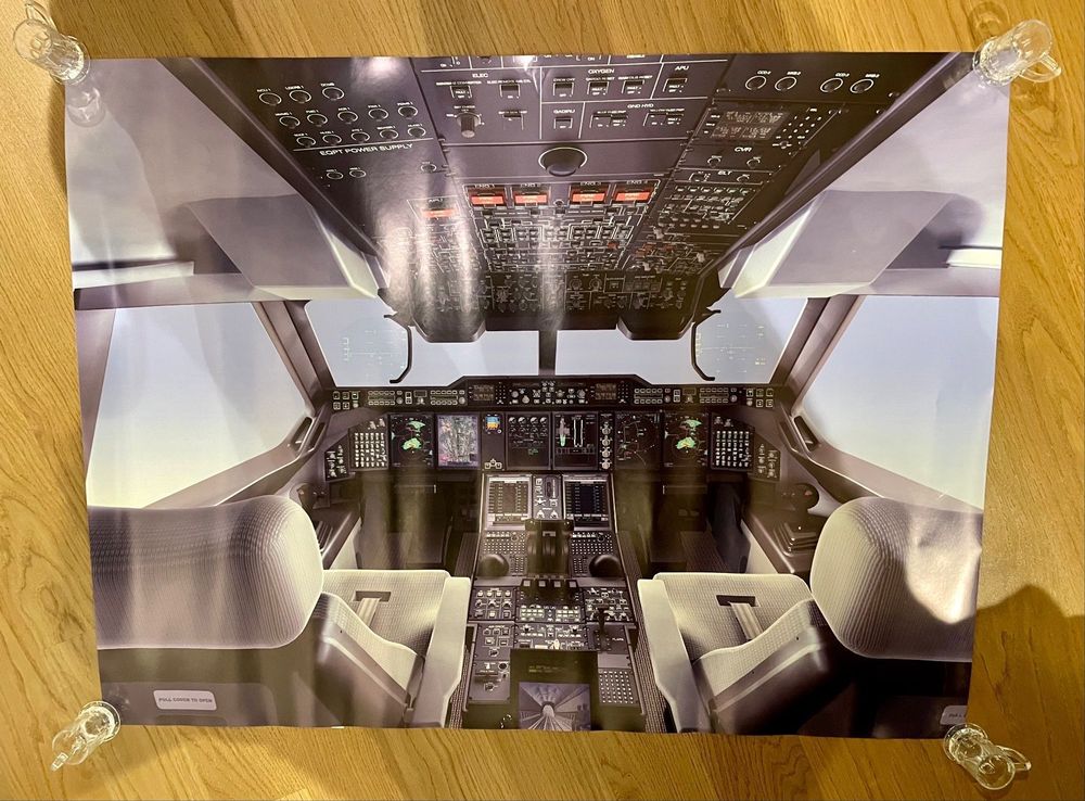 Poster Airbus A400M Cockpit (90cm x 76.4cm) (Gebraucht) in Kloten für ...