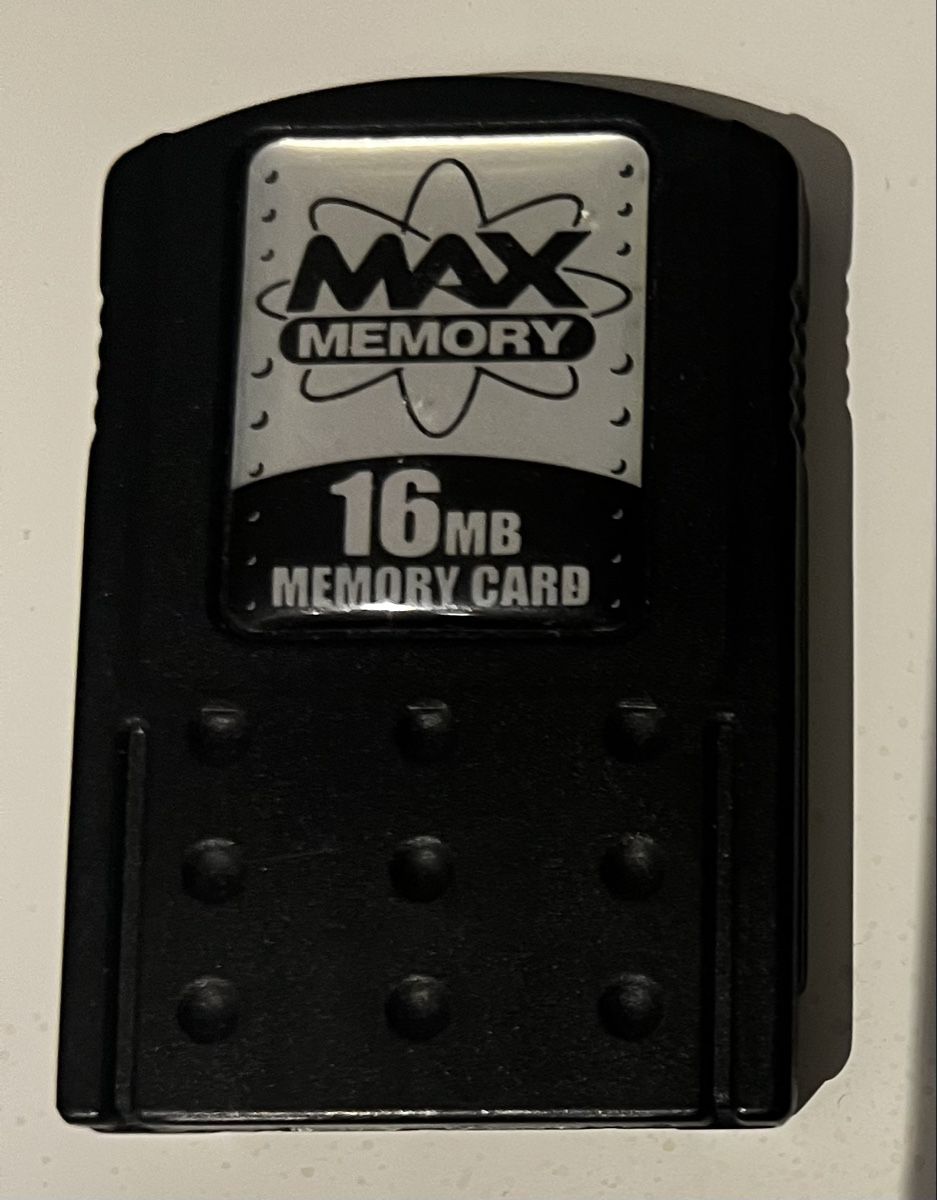 MAX Memory Card 16MB for Sony Playstation 1 / 2- Black (Gebraucht) in ...