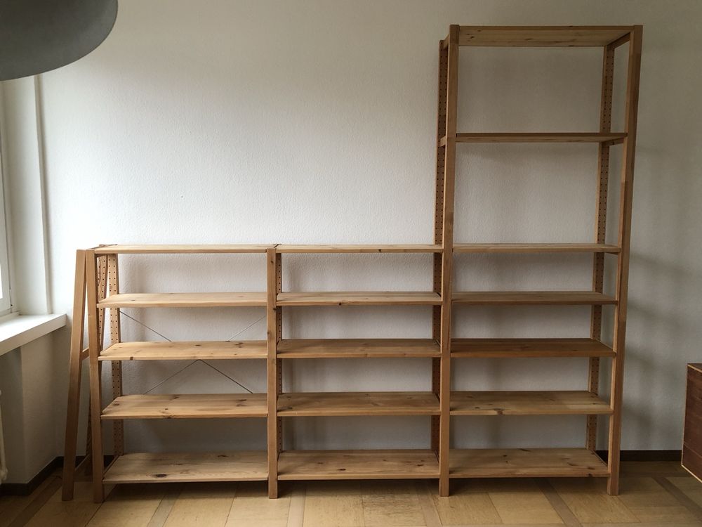 Verwunderlich Ikea Regale Holz Fotos