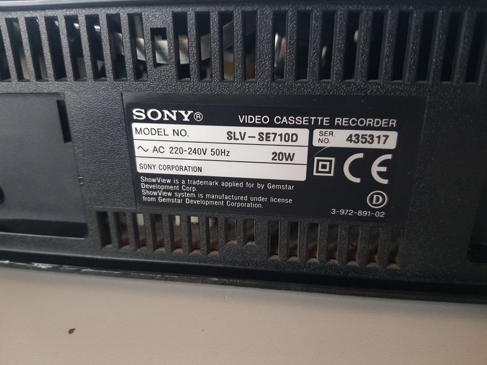 Sony Videorecorder Stereo Smart Engine VHS [SLV-SE710] (Gebraucht) in ...