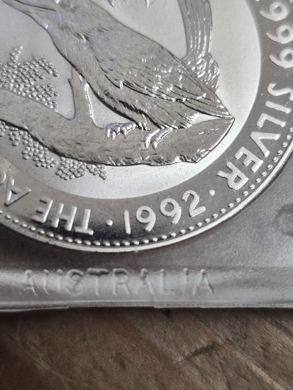 Australien 1 Dollar Silbermünze Kookaburra 1992 Top! (Neu und ...