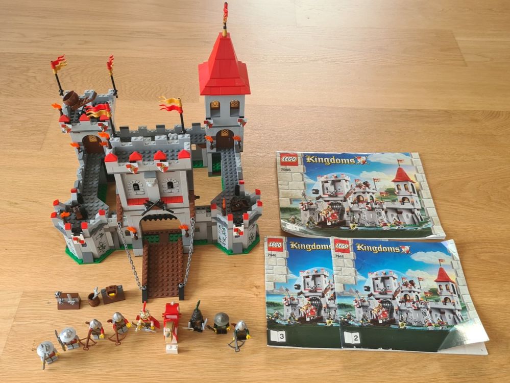 LEGO Kingdoms 7946 - Grosse Ritter Königsburg mit Anleitung (Gebraucht ...