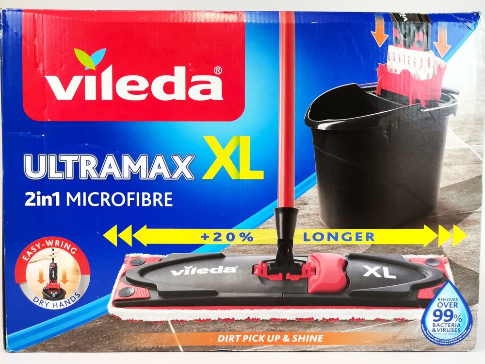 VILEDA Ultramax XL Universal Komplettbox 2in1 Microfibre (Neu und ...