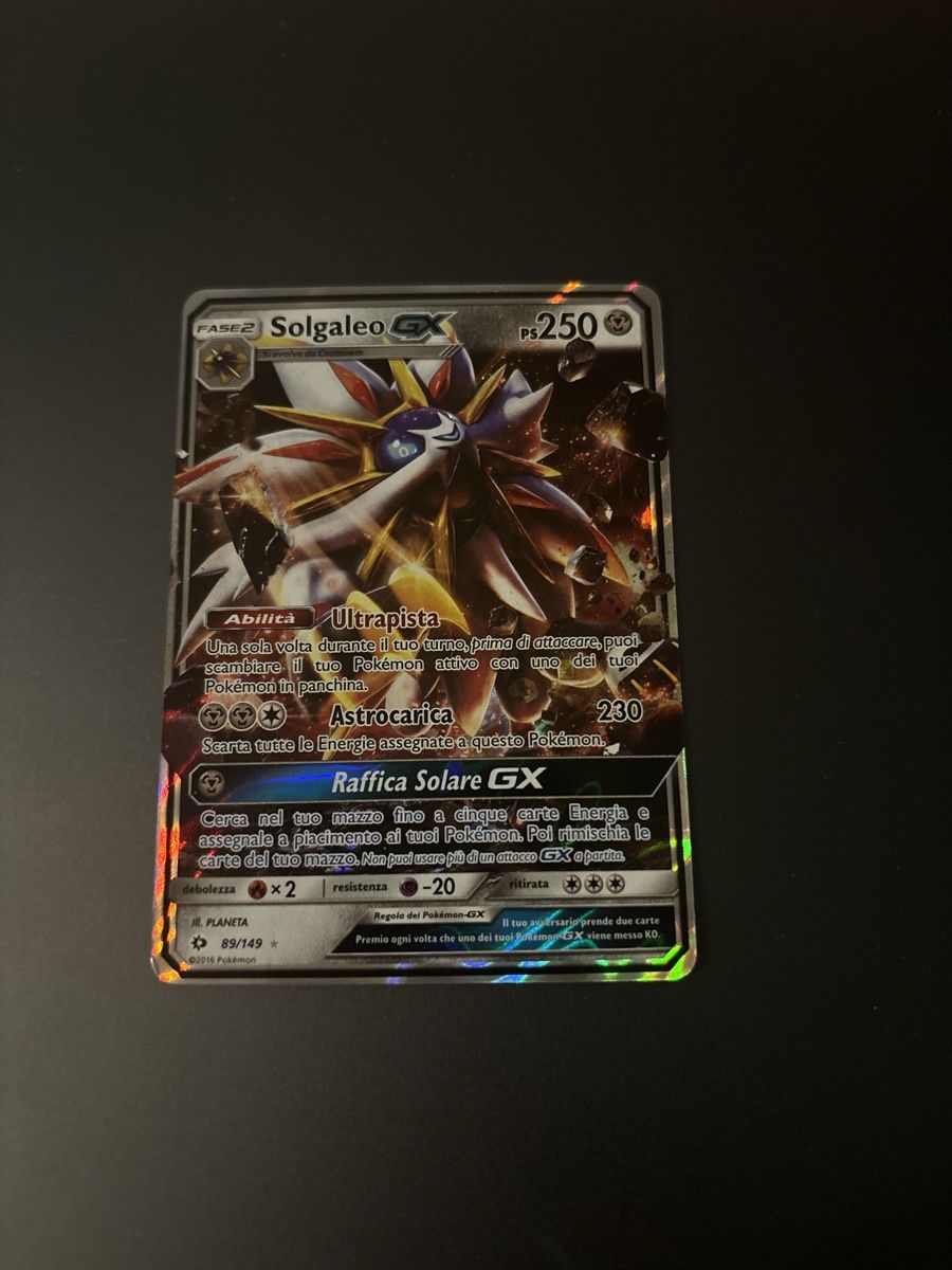 Carta Pokémon Solgaleo GX - Rara - Mint Condition (Nuovo (secondo la ...