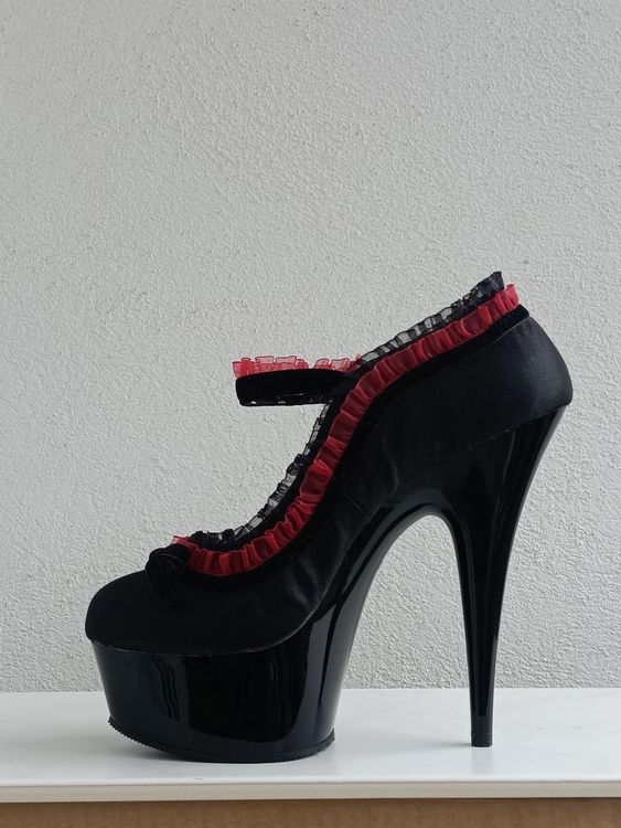 Escarpins Pleaser Delight-683 38 talon 15cm plateau 5cm (Neu und originalverpackt) in crans ...