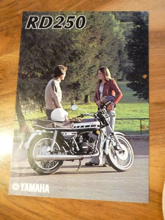 Yamaha RD 250 Prospekt (Gebraucht) in Huttwil für CHF 10 – mit Lieferung auf Ricardo kaufen