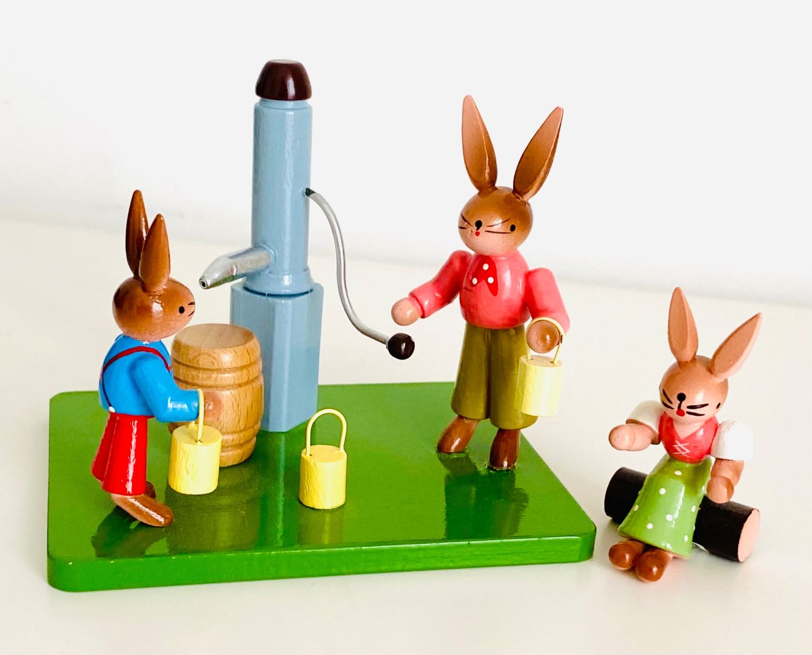 Erzgebirge original ESCO 3 Hasen am Brunnen selten, gemarkt (Gebraucht ...