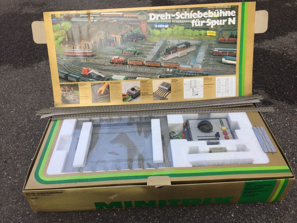 Minitrix Dreh-Schiebebühne Set, Spur N (Neu und originalverpackt) in Zürich für CHF 299 – mit ...