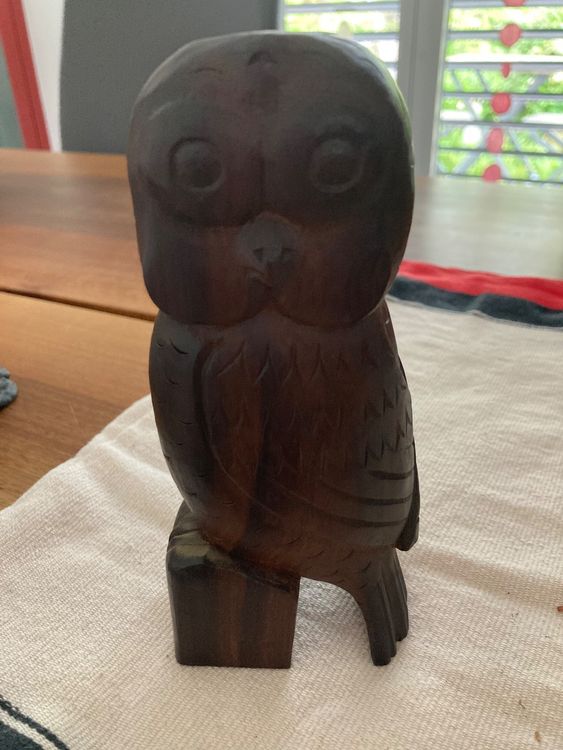 Holz Eule | Kaufen auf Ricardo