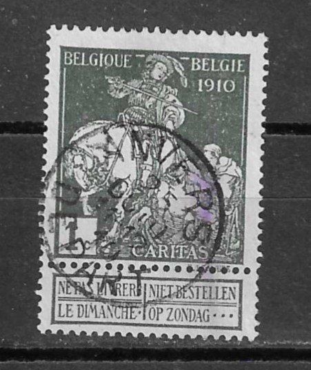 Timbre Belgique 1910 caritas (Gebraucht) in Muraz (Collombey) für CHF 0.8 – mit Lieferung auf ...