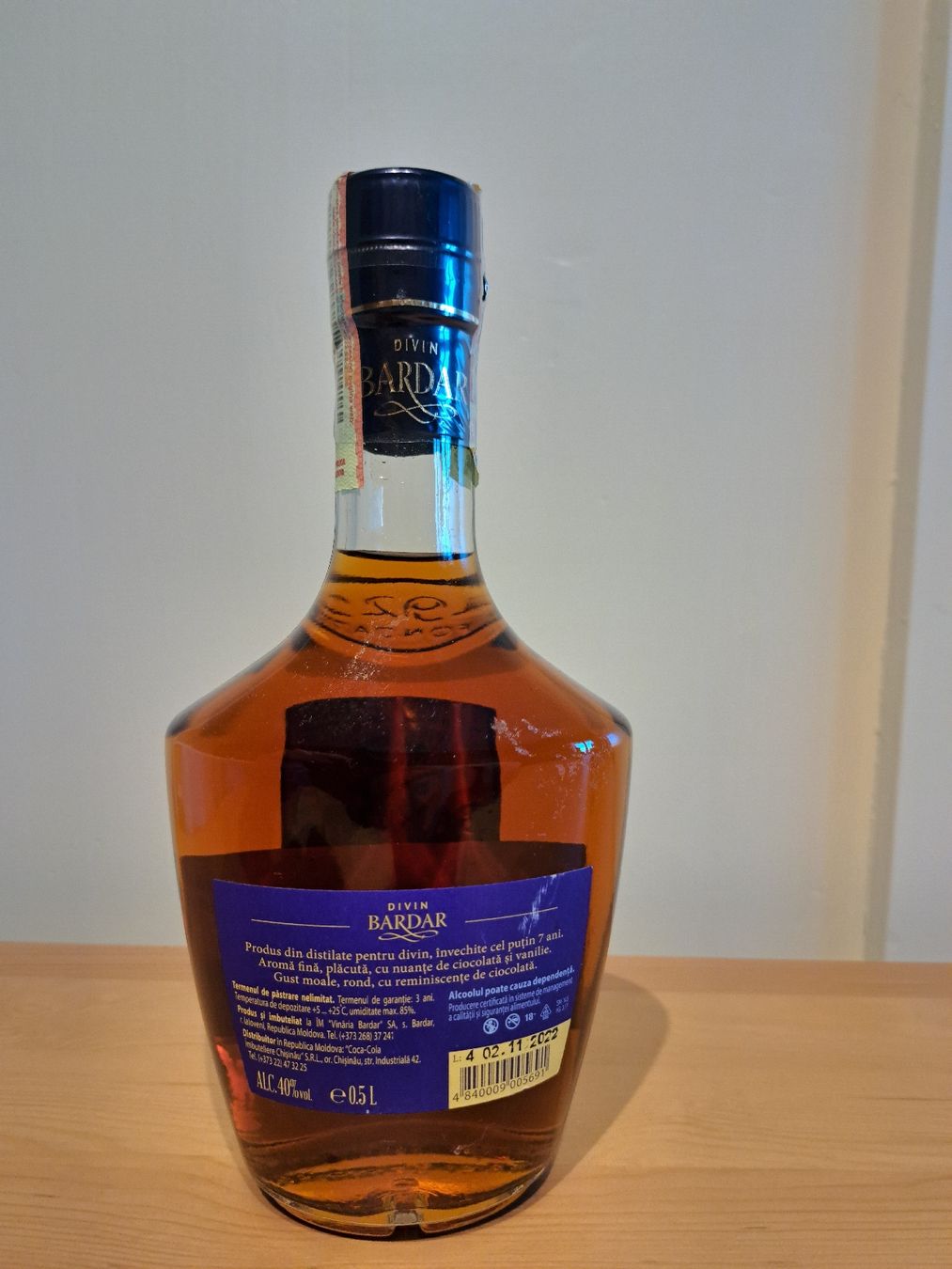 Divin Bardar XO 7 Ani, Moldawischer Brandy, 0.5l (Neu (gemäss ...