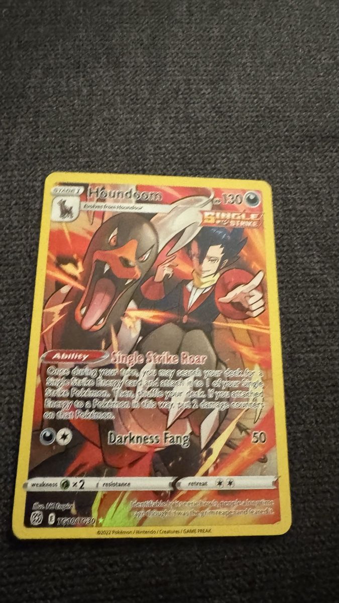 Houndoom Single Strike Seltene Pokemon Karte Top Zustand! (Neu (gemäss ...