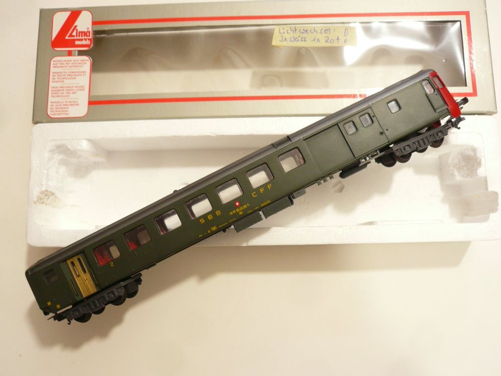 STEUERWAGEN LIMA H0 DC ROTE FRONT LICHTWECHSEL 3/1 WEISS/ROT (Neu (gemäss Beschreibung)) in ...