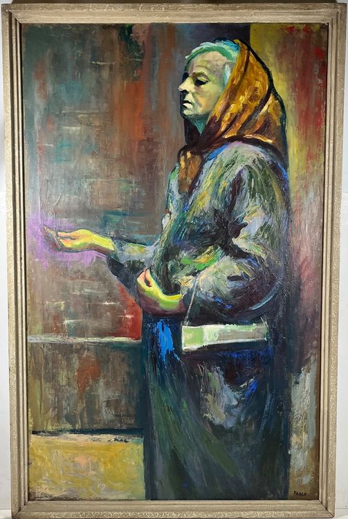 PAOLO Paul Jakob Müller -Grosse Gemälde von eine Alter Dame (Gebraucht) in Root für CHF 174 ...