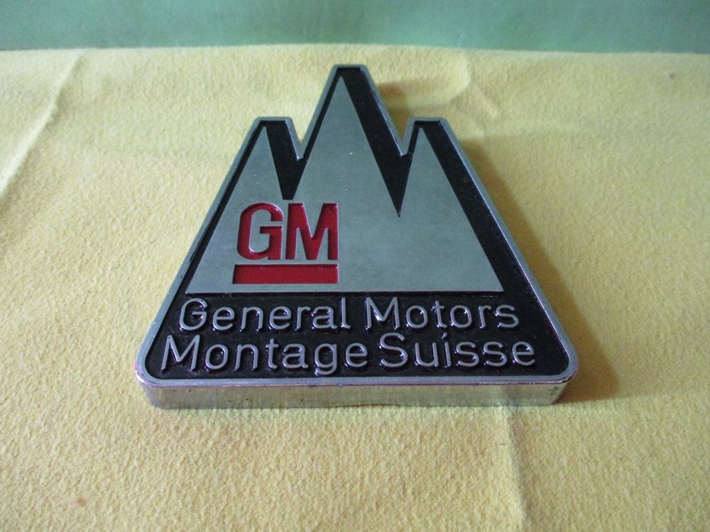 GM Emblem General Motors SUISSE SA in Biel Emblem (Neu (gemäss ...
