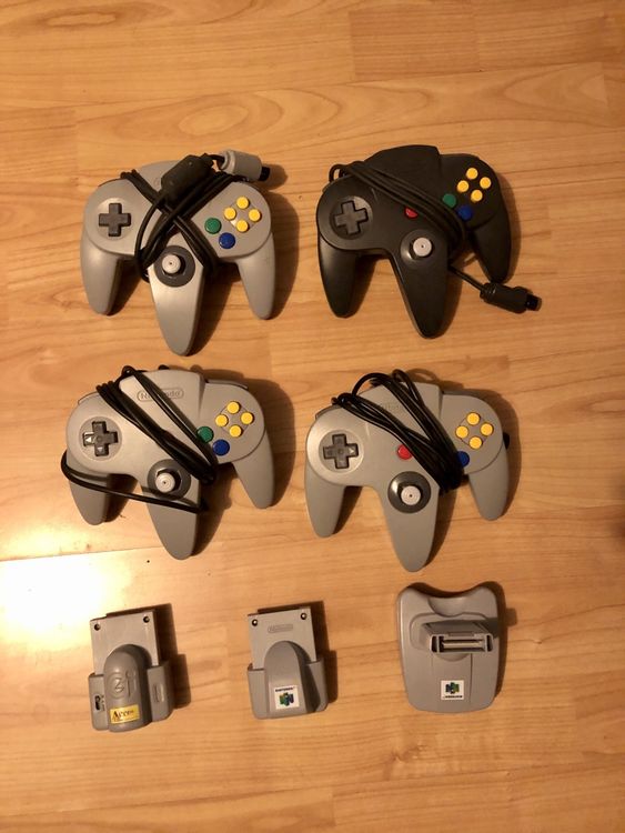 Nintendo 64 Zubehör - Controller - Rumble Pak - Transfer Pak (Gebraucht ...