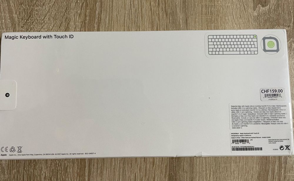 Magic Keyboard with Touch ID (Neu und originalverpackt) in für CHF 80 ...