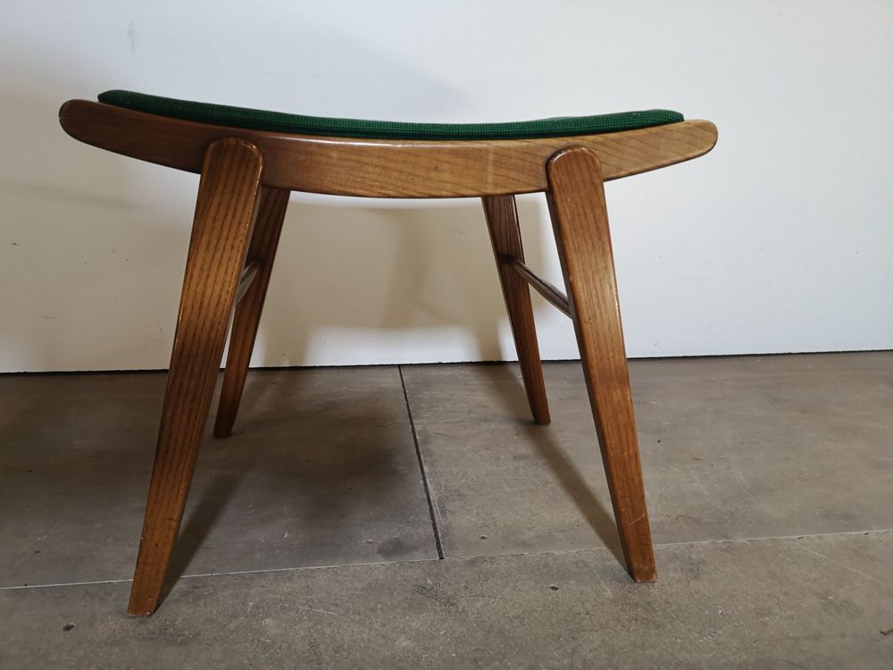 Cooler Vintage Polster-Hocker - 50ies/60ies-Design | Kaufen auf Ricardo