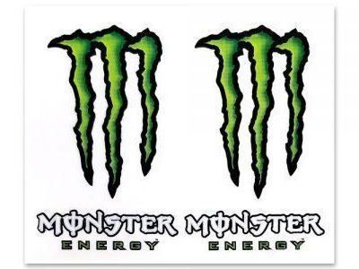 Monster Energy Aufkleber Sticker 2teilig (Neu und originalverpackt) in ...
