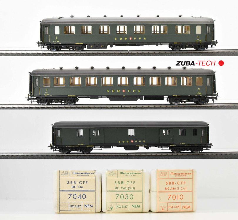 Metropolitan 3x Stahlwagen der SBB H0 GS mit OVP | Kaufen auf Ricardo