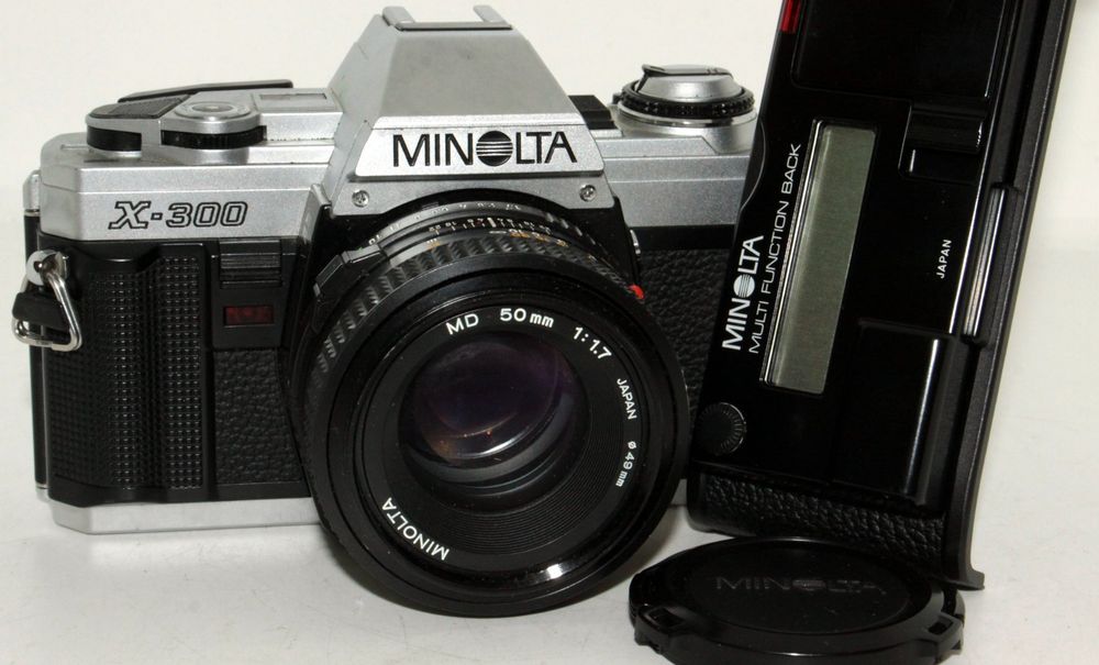 MINOLTA X-300 + MD 1.7/50 + DATA-BACK (Gebraucht) in für CHF 49 – mit ...